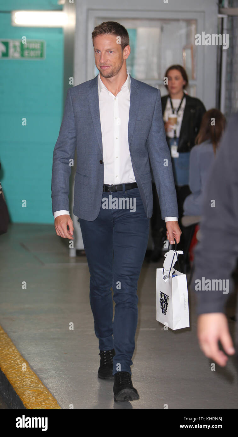 Jenson Button outside ITV Studios Featuring: Jenson Button Where ...
