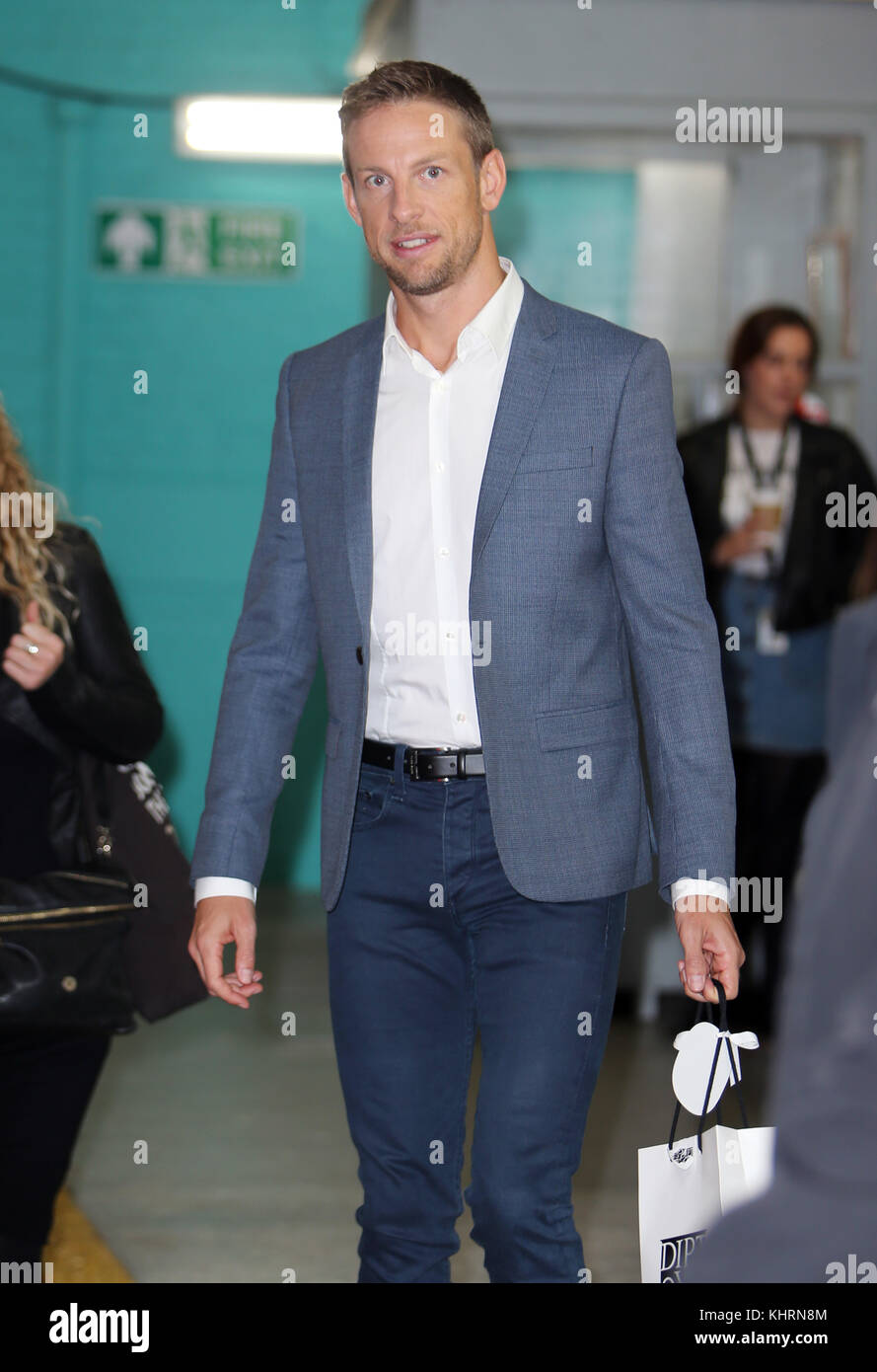 Jenson Button outside ITV Studios Featuring: Jenson Button Where ...