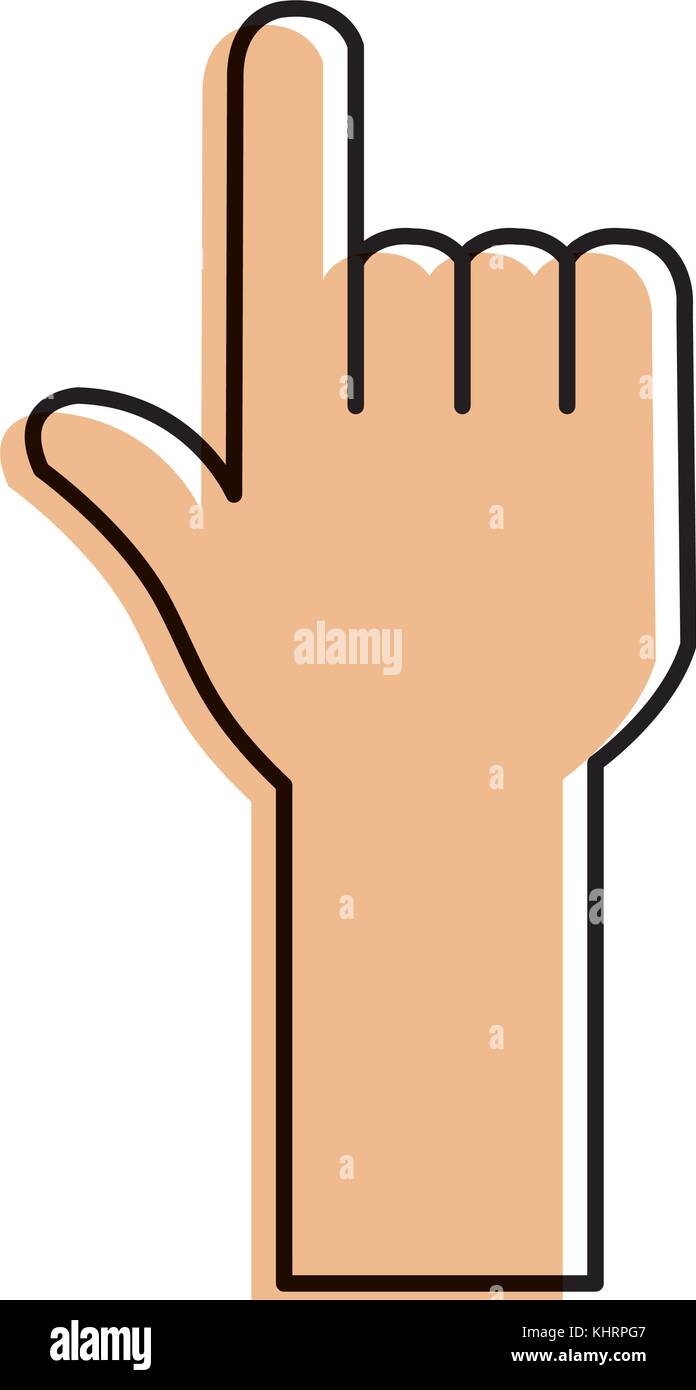 hand human touching icon Stock Vector Image & Art - Alamy