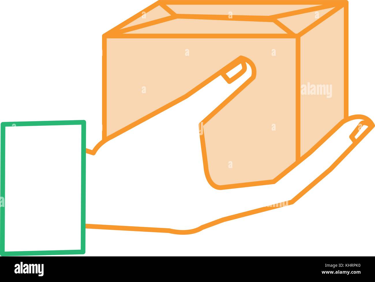 Catching gift Stock Vector Images - Alamy