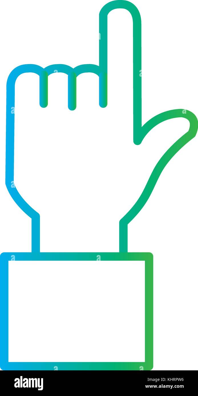 hand human touching icon Stock Vector Image & Art - Alamy