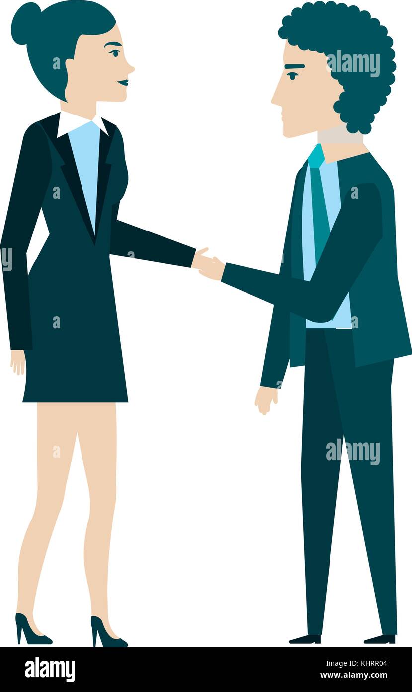 businesspeople talking avatars characters Stock Vector Image & Art - Alamy