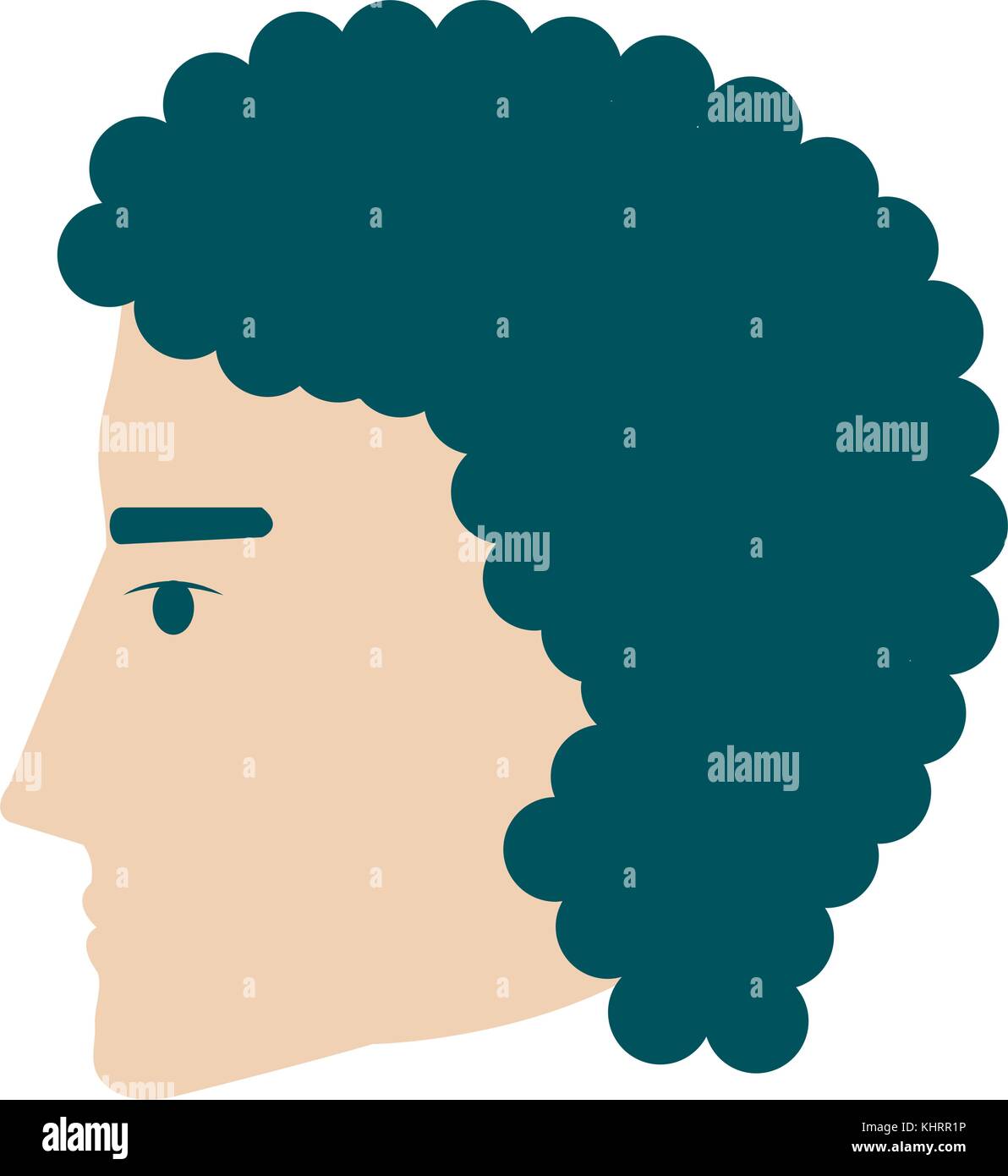 head profile man avatar character Stock Vector Image & Art - Alamy
