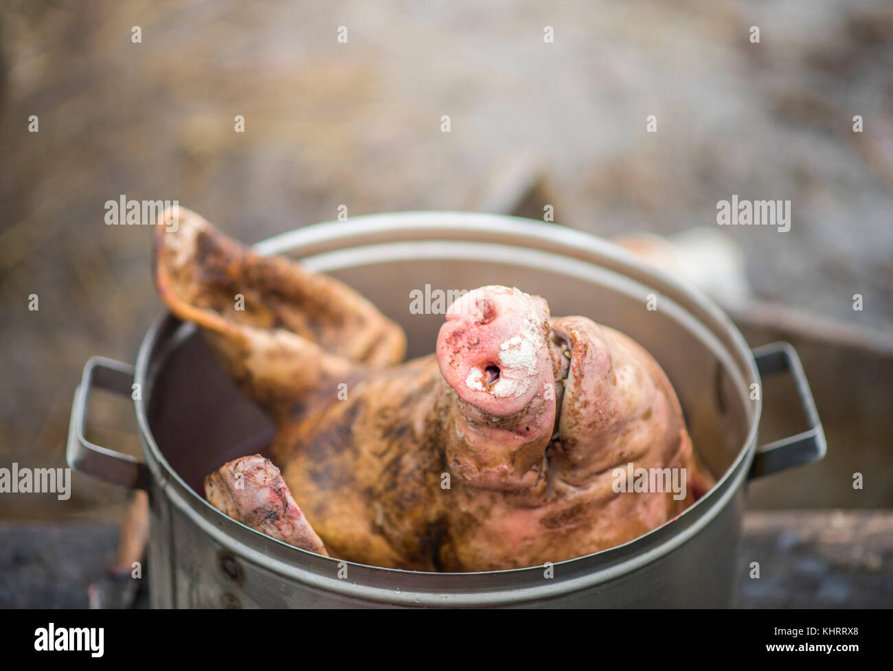 Headless pig hi-res stock photography and images - Alamy