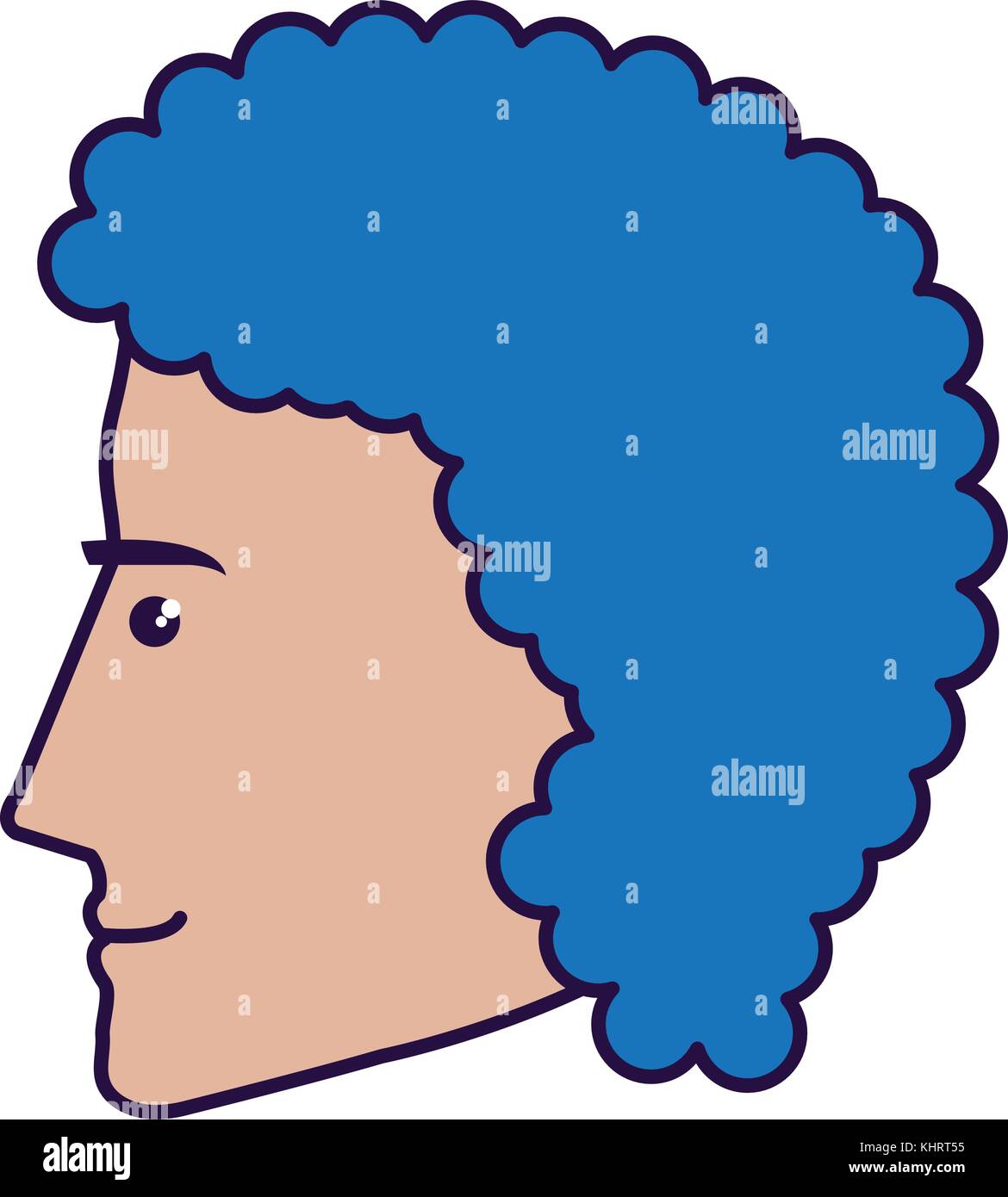 head profile man avatar character Stock Vector Image & Art - Alamy