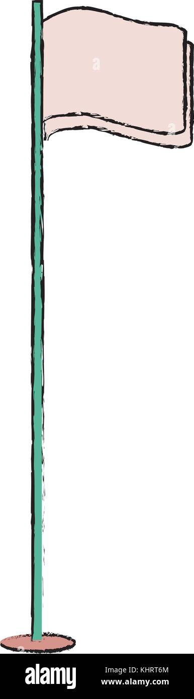 pointer flag isolated icon Stock Vector Image & Art - Alamy