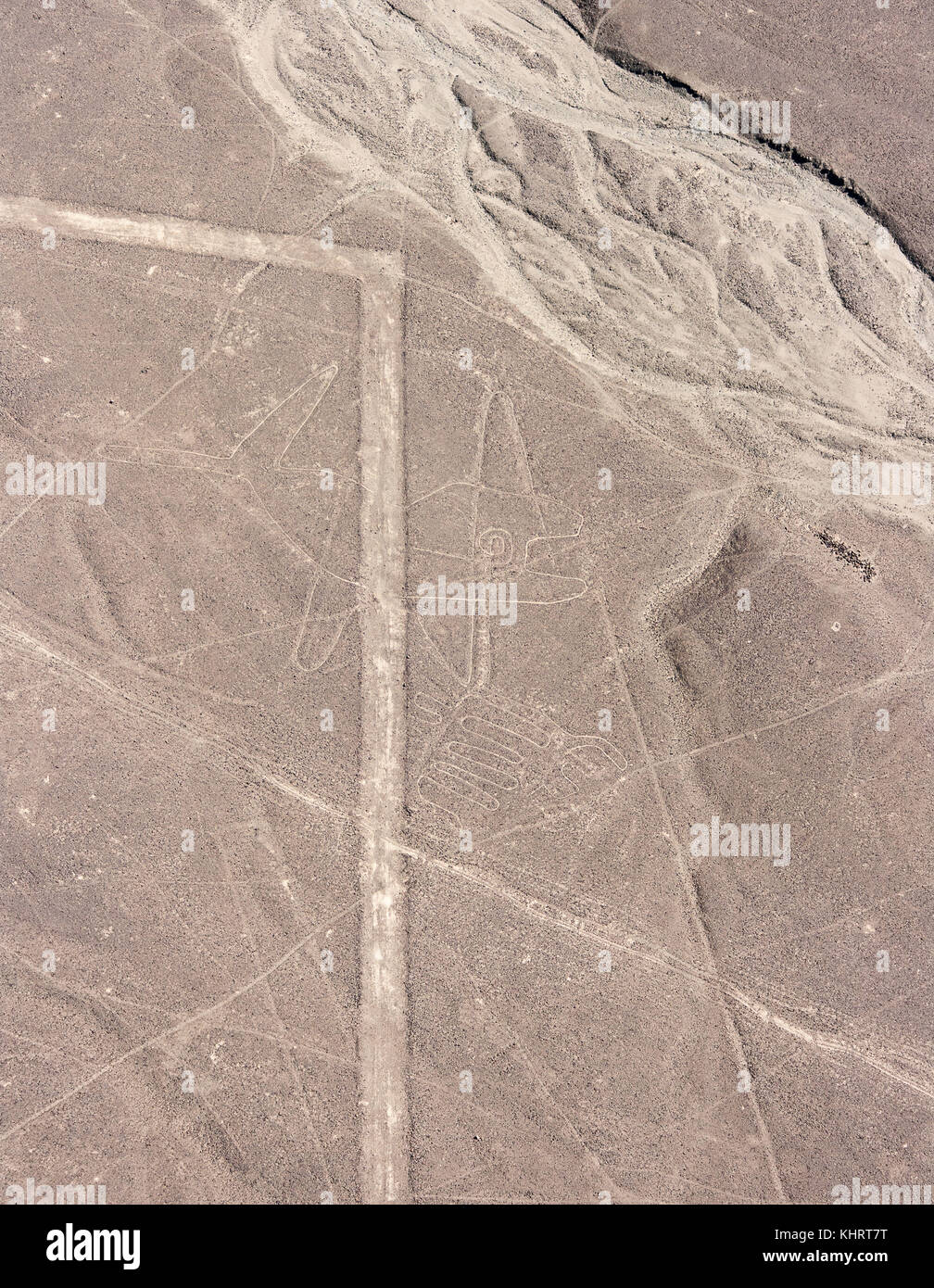 Aerial view of the spectacular Nazca Lines, Peru Stock Photo - Alamy