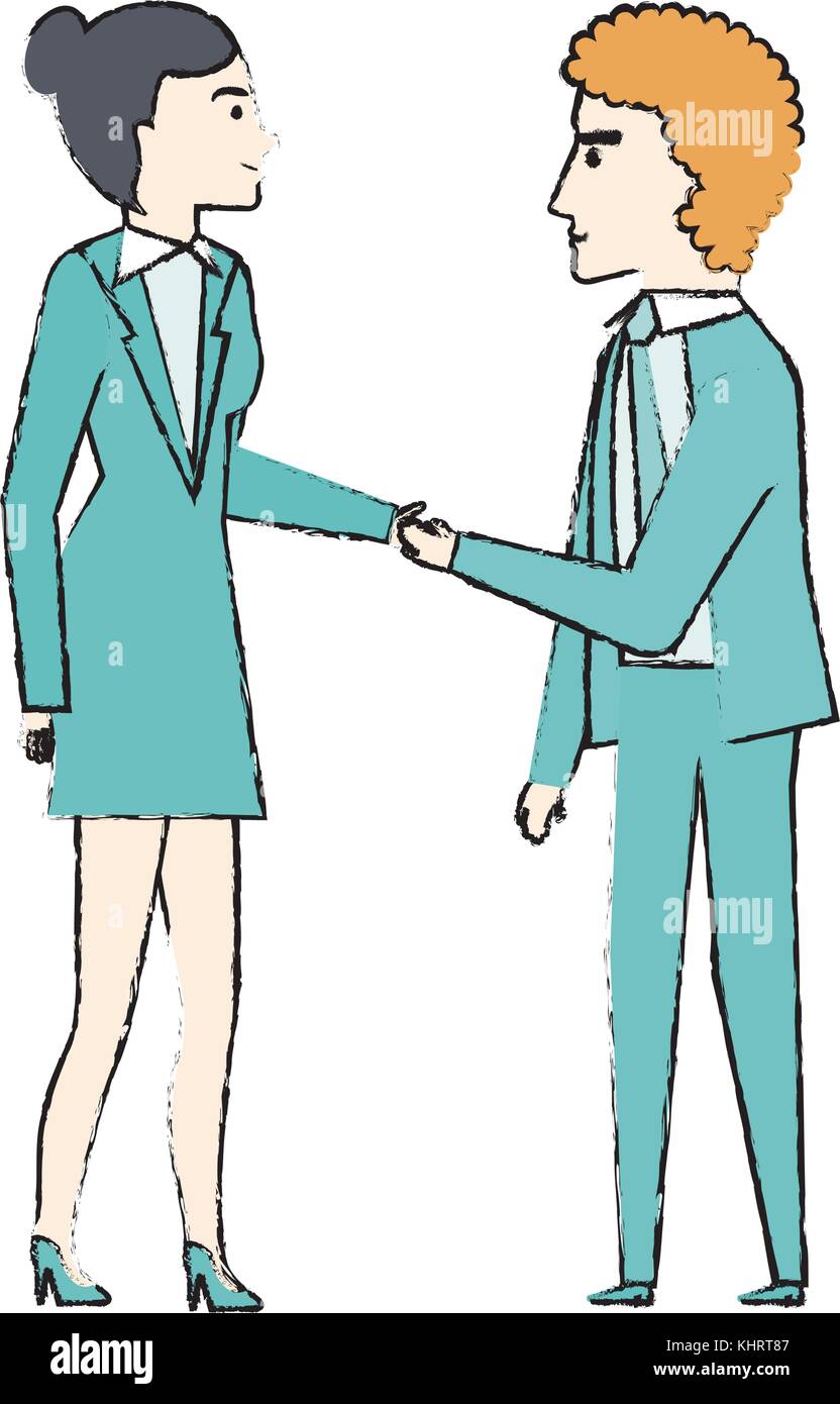 businesspeople talking avatars characters Stock Vector Image & Art - Alamy