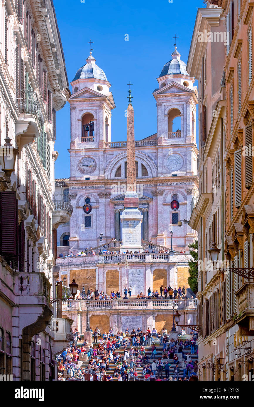 Spanish steps in Rome Stock Photo - Alamy