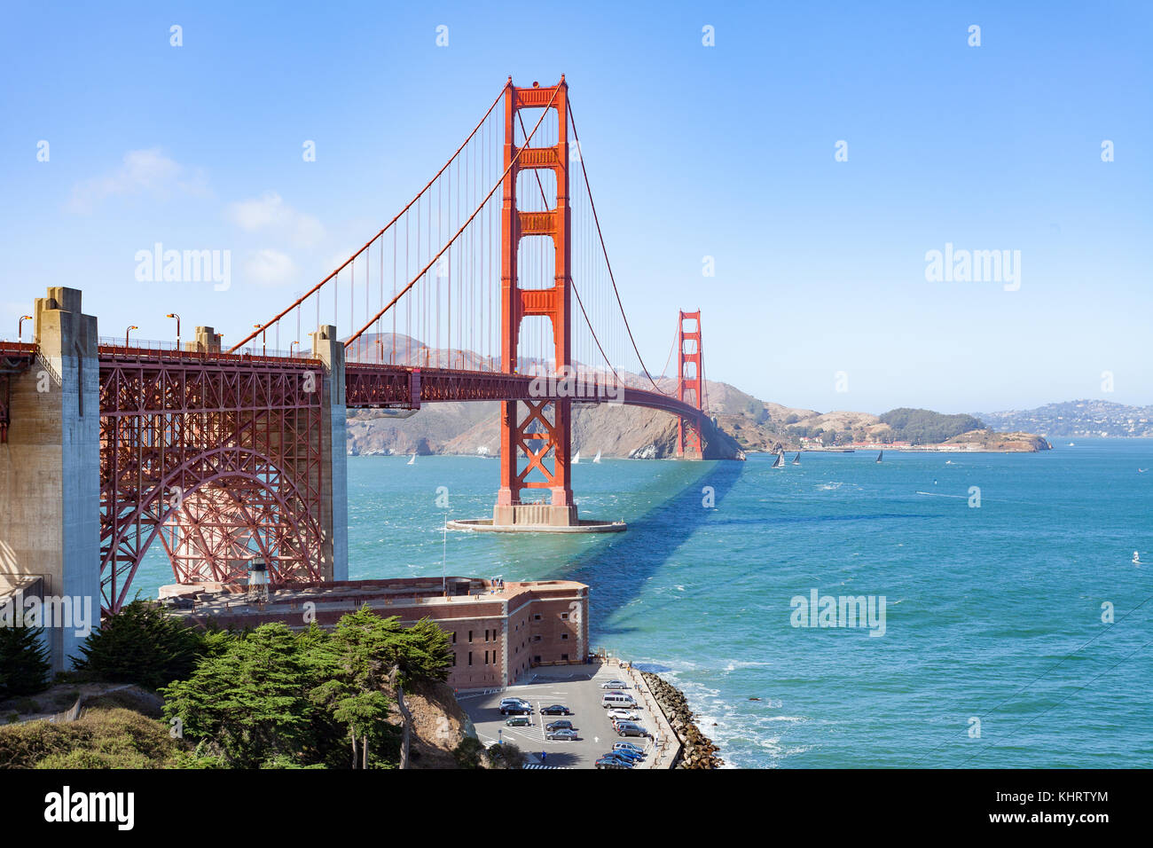 The beautiful Golden Gate Bridge, San Fancisco, California Stock Photo ...