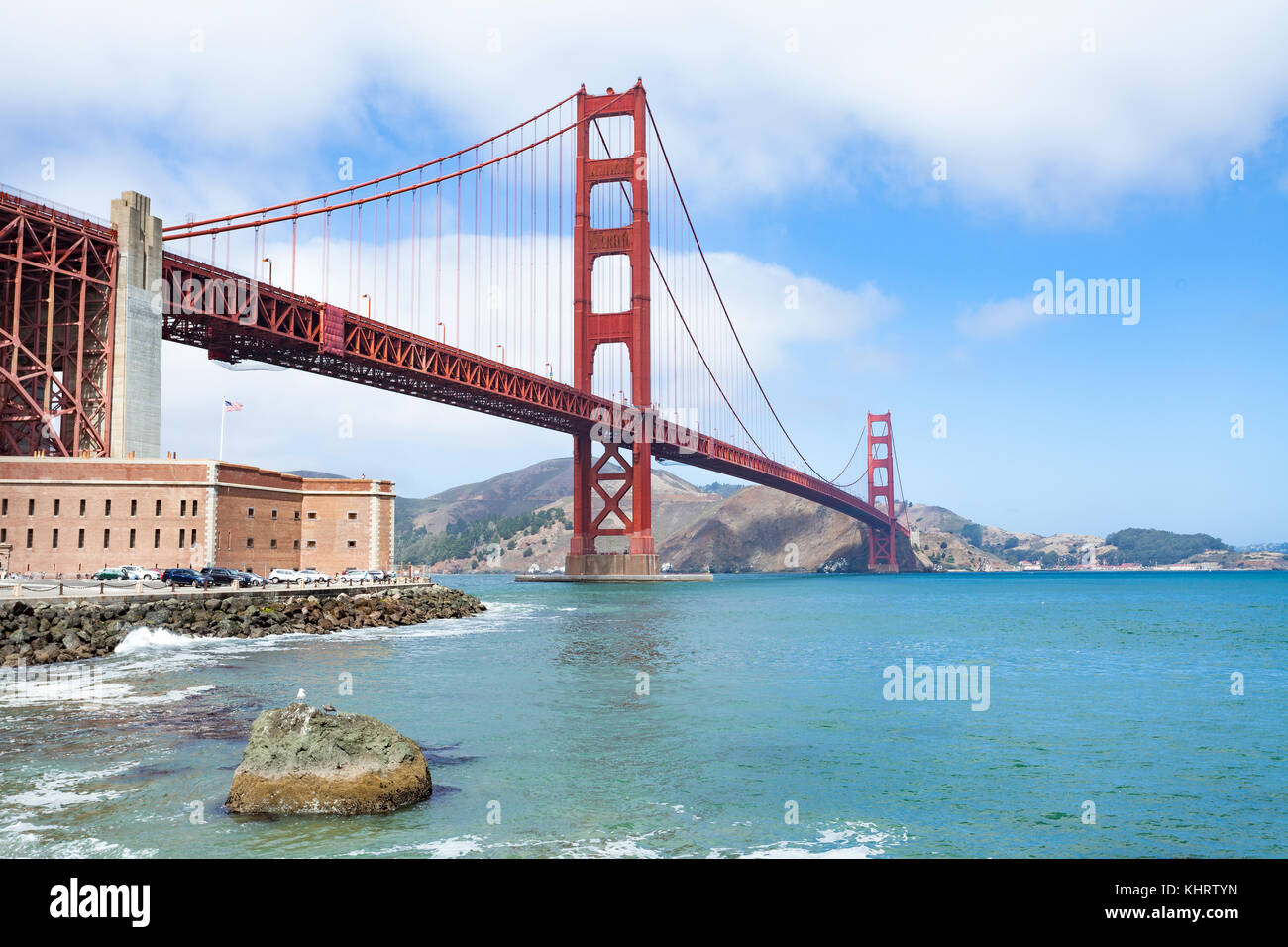 The beautiful Golden Gate Bridge, San Fancisco, California Stock Photo ...