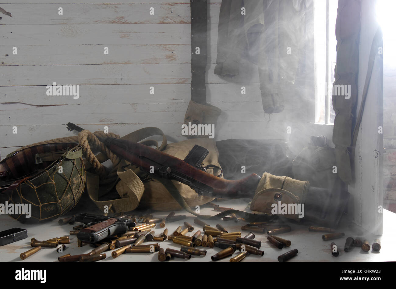 the U.S. military equipment and weapons of World War II Stock Photo - Alamy