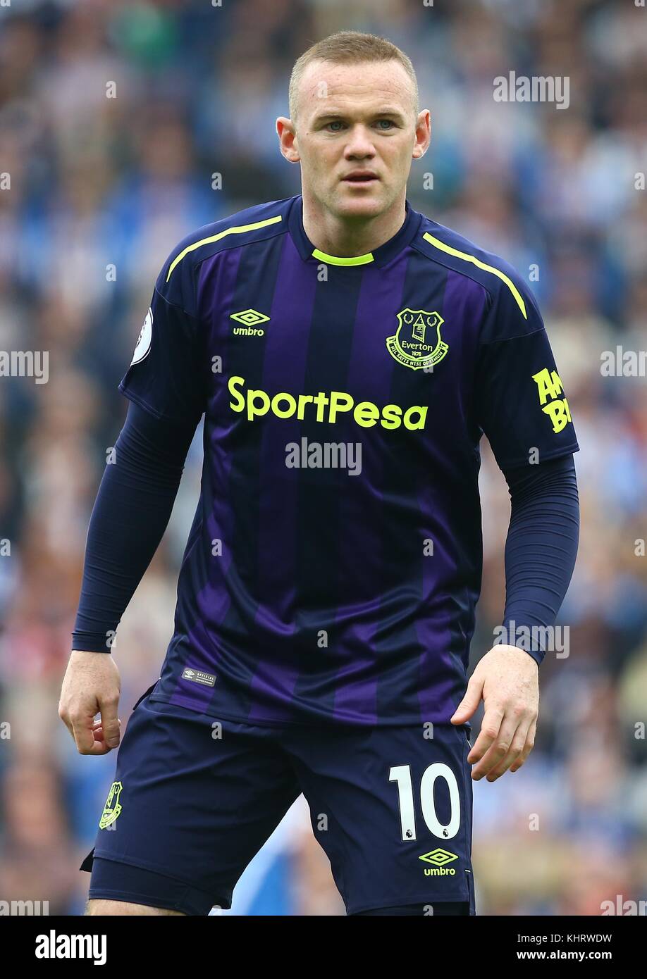 Everton's Wayne Rooney during the Premier League match between Brighton ...