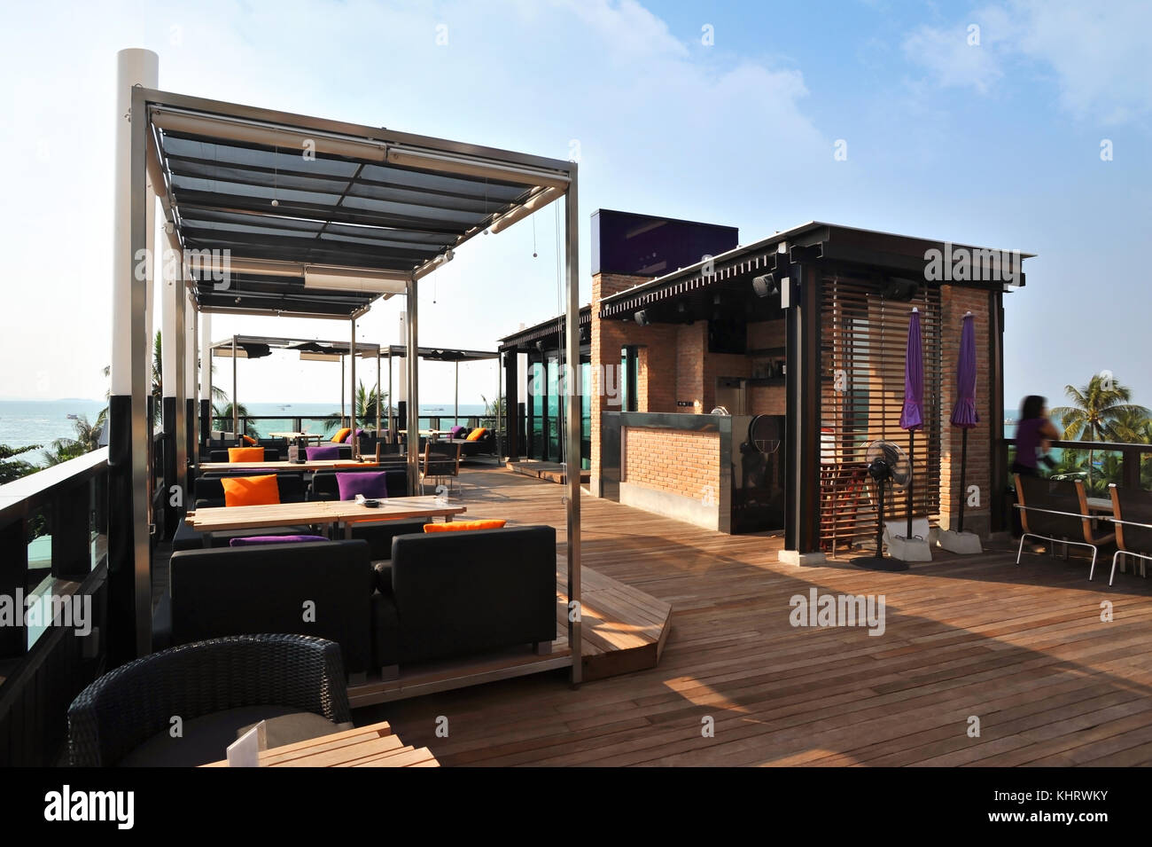 Loft bar decoration style Stock Photo - Alamy