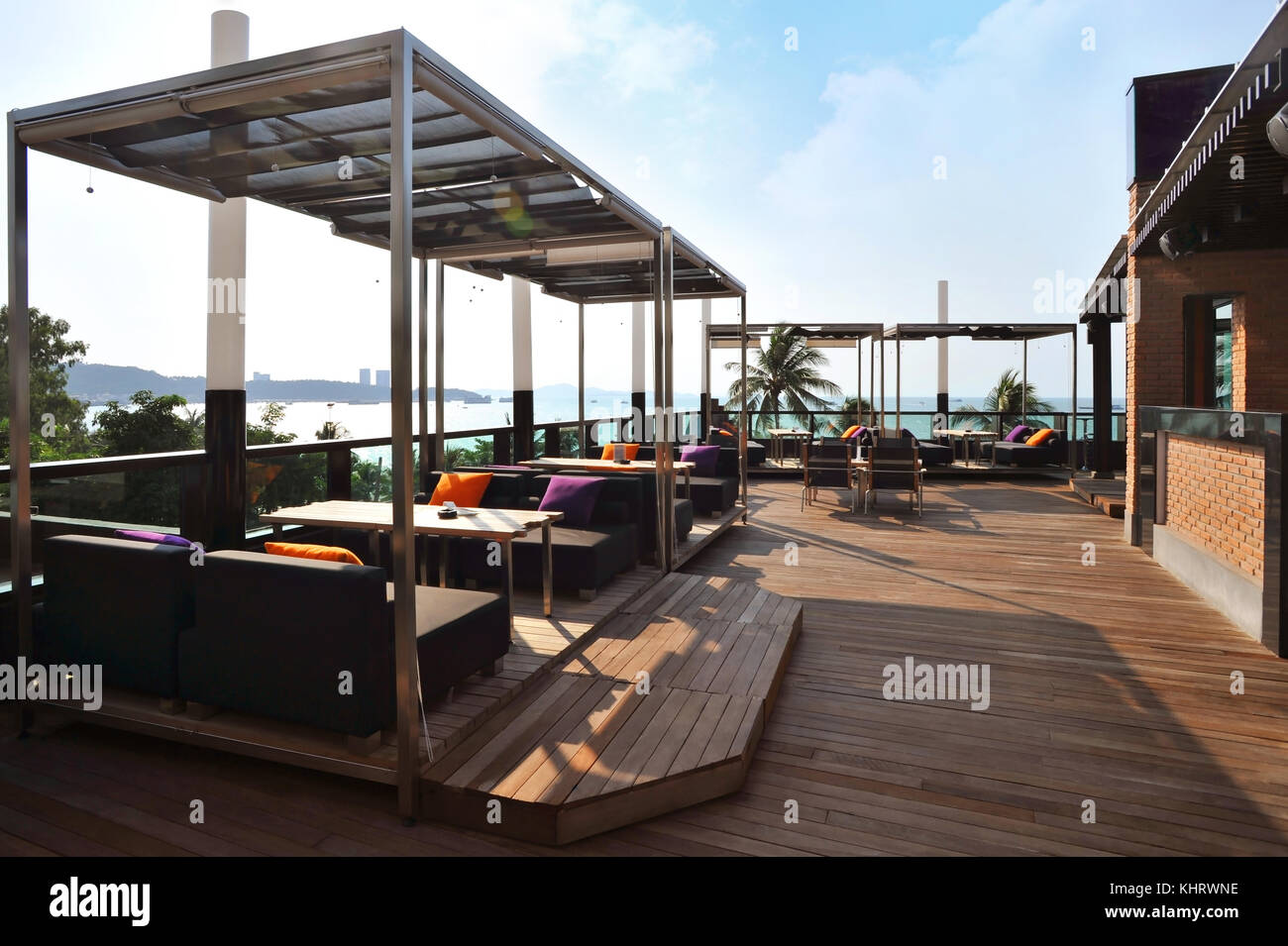 Loft bar decoration style Stock Photo - Alamy