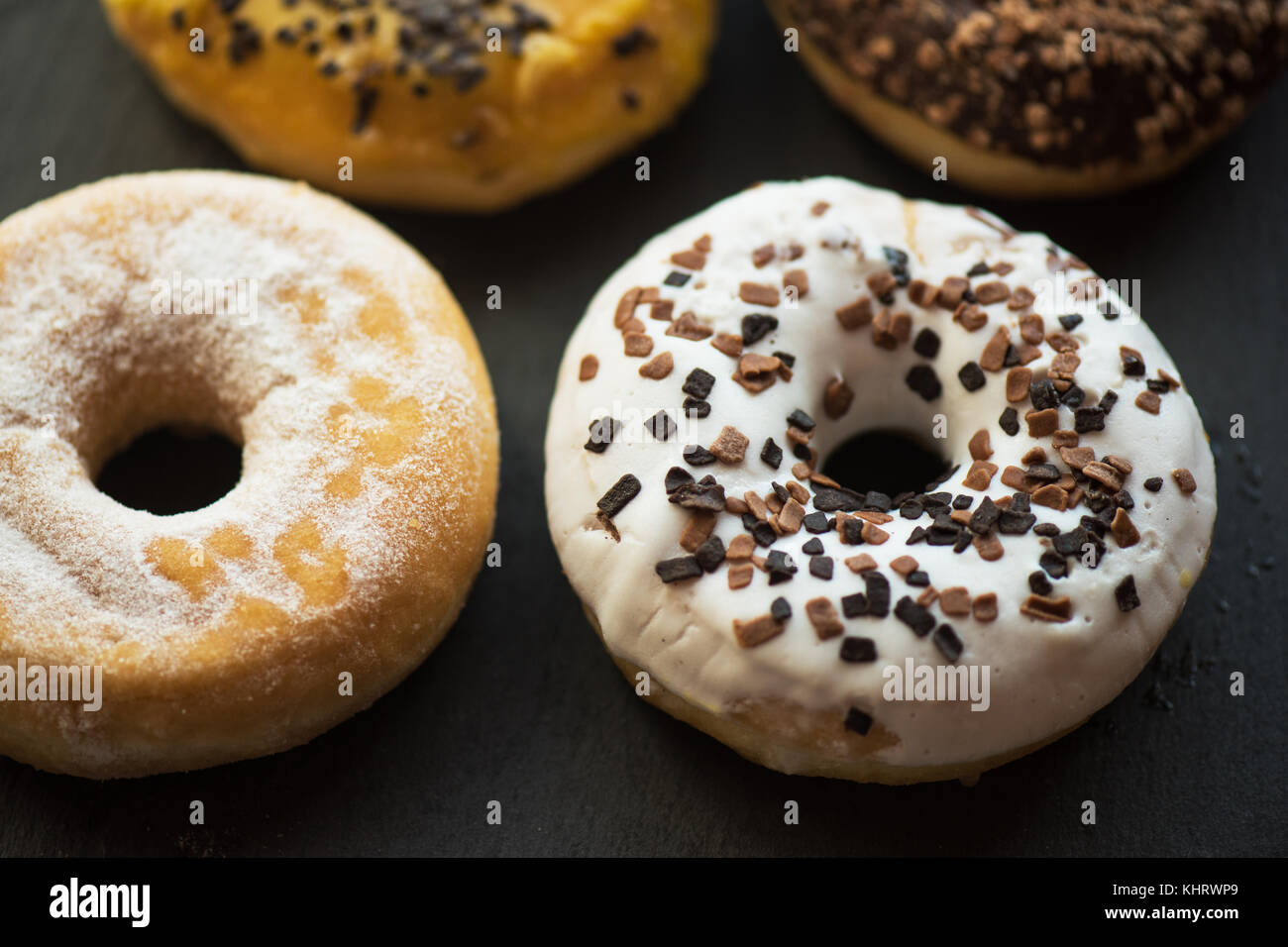 Set of donuts Stock Photo - Alamy