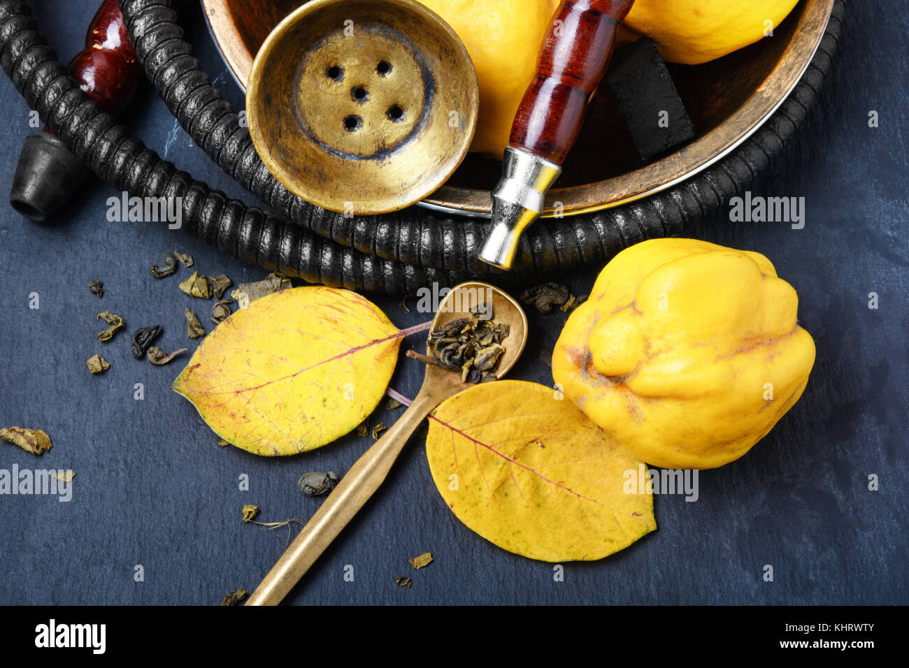 Smoking smoking hookah in Arabic style with the tobacco aroma of ripe ...