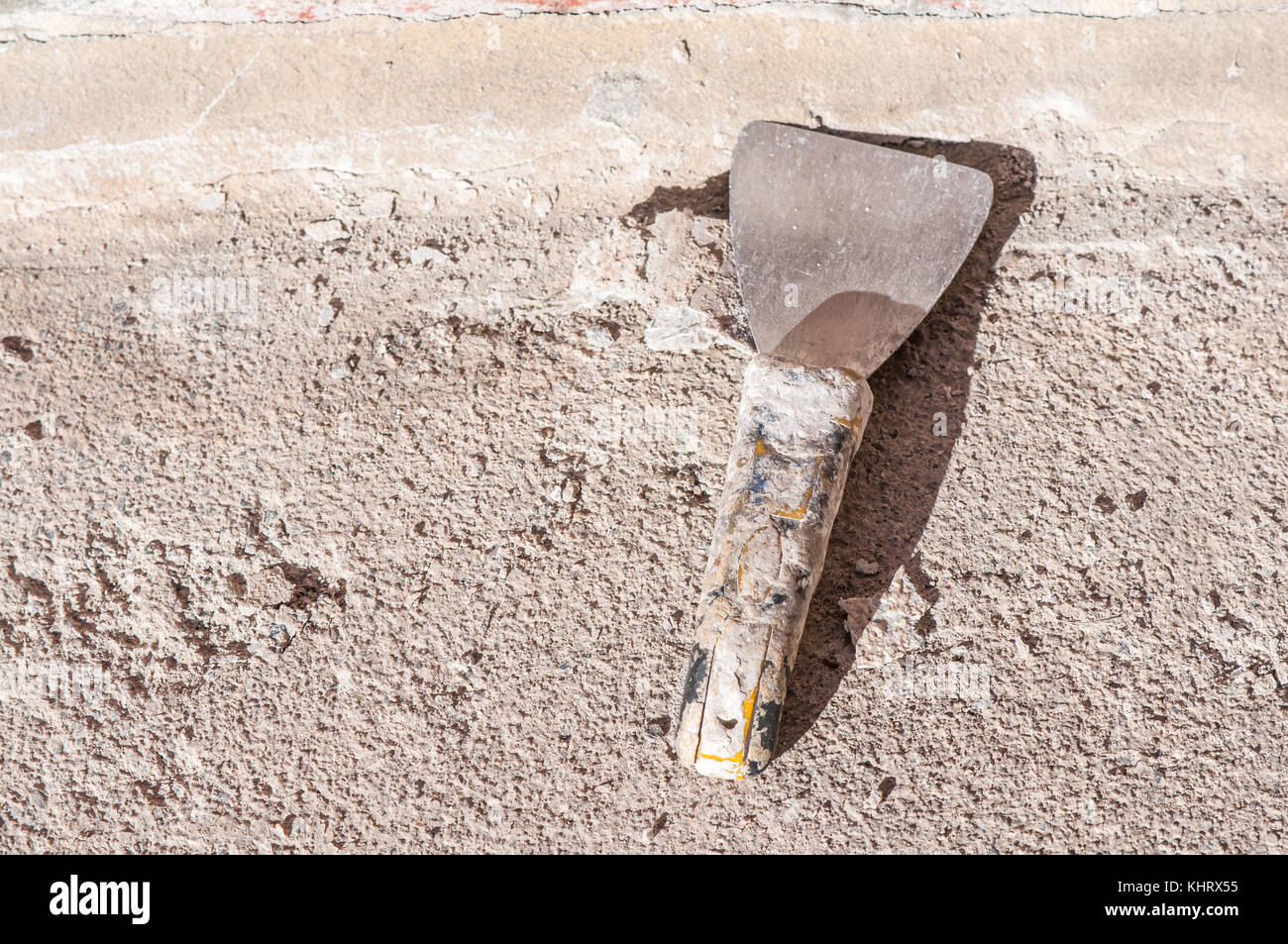 old scraper on the floor Stock Photo - Alamy