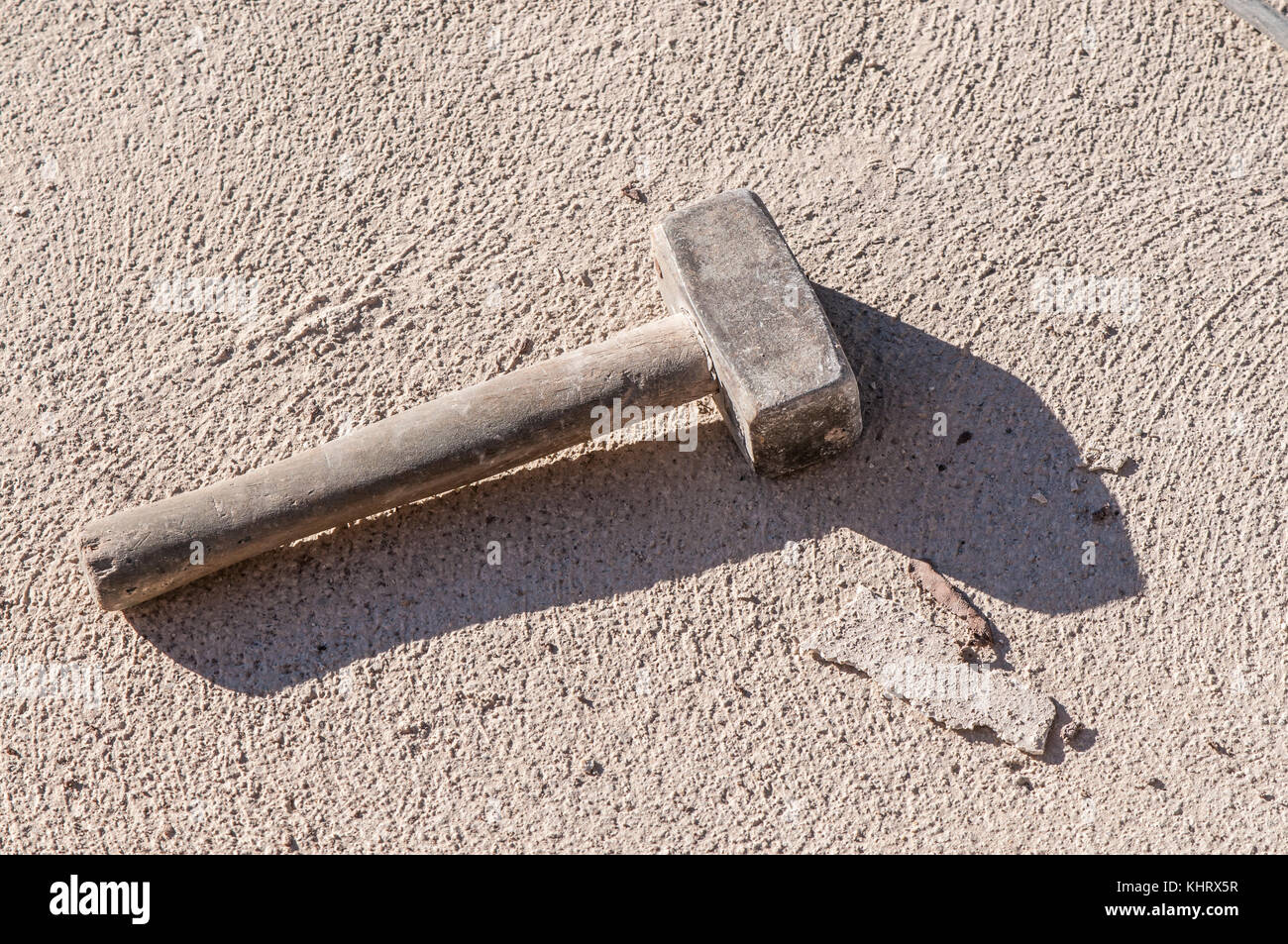 used hammer on the floor Stock Photo - Alamy