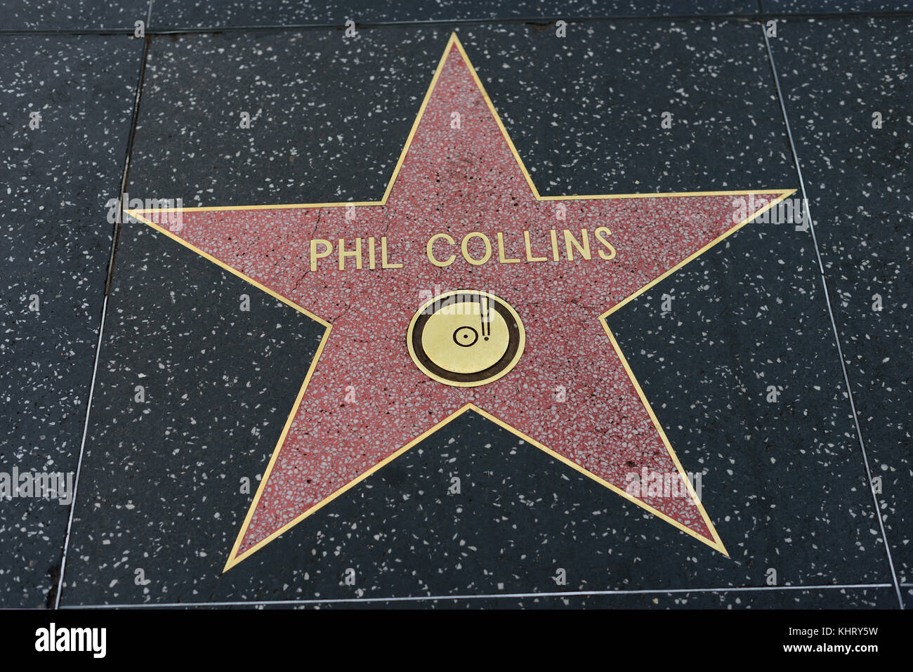 Phil collins star walk fame hi-res stock photography and images - Alamy