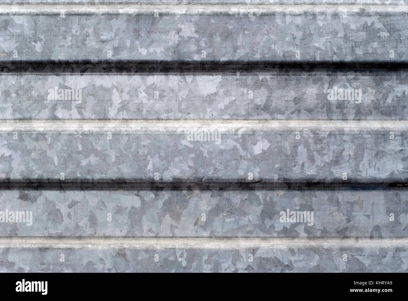 background, texture: surface of profiled galvanized metal sheet Stock ...