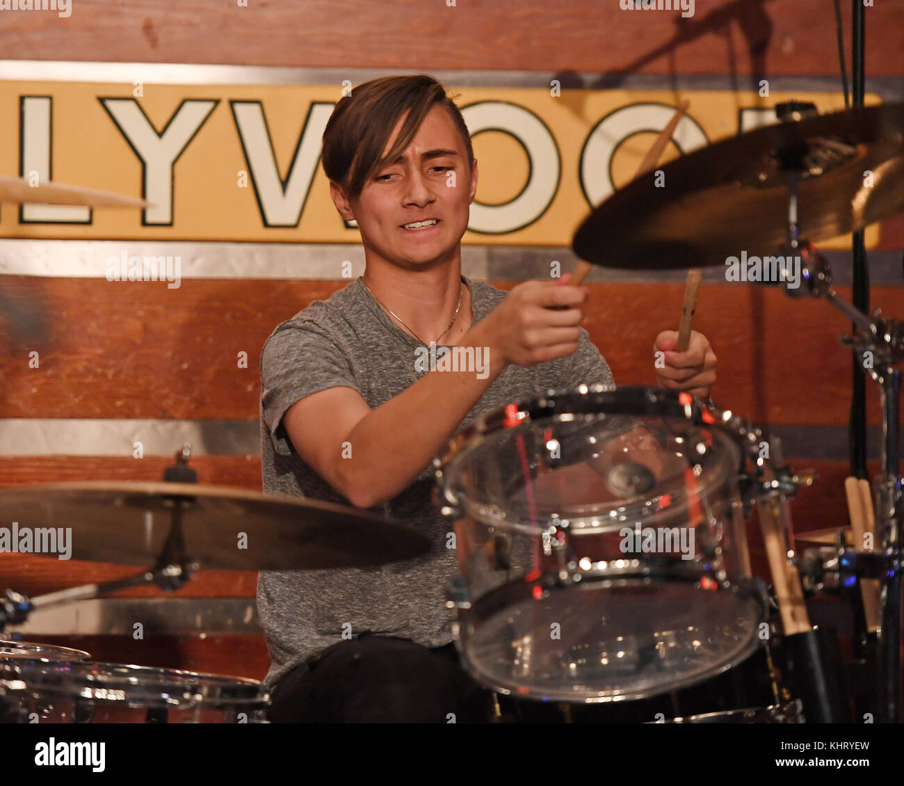 HOLLYWOOD FL - JANUARY 25: Nicholas Collins and Phil Collins attend the ...