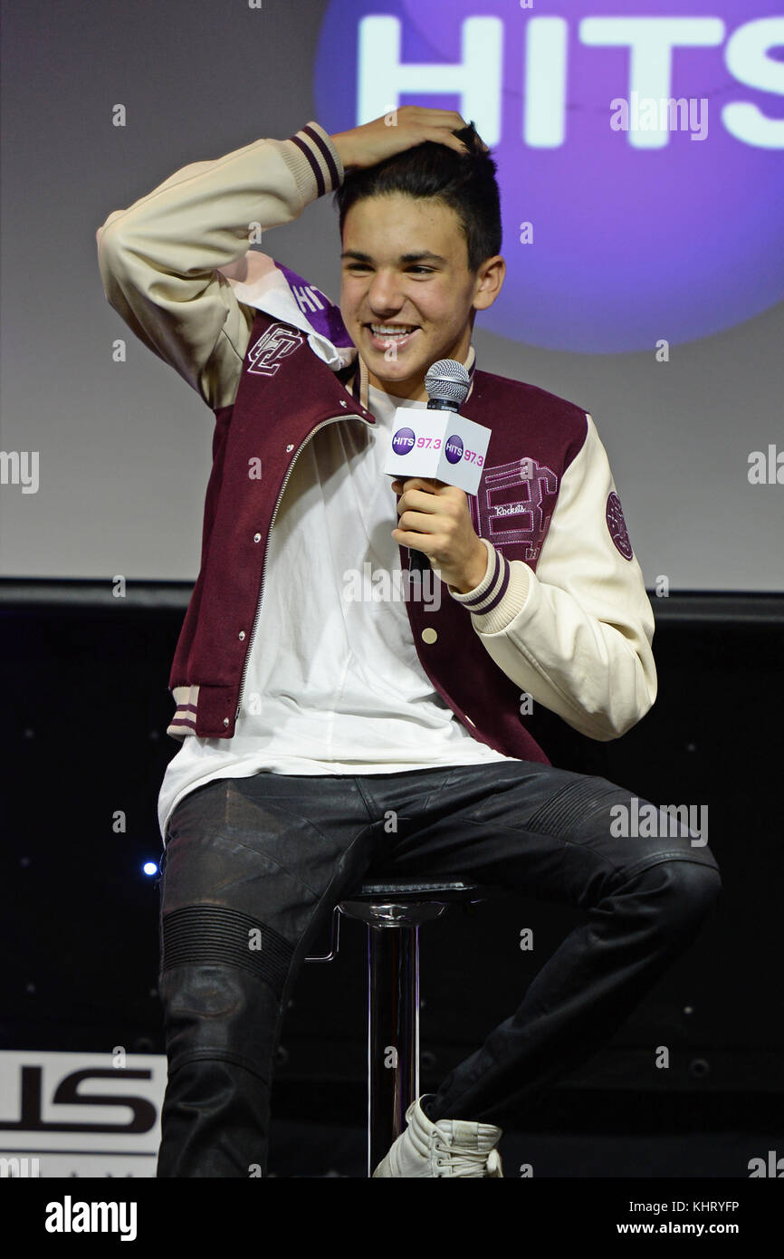 HOLLYWOOD, FL - JANUARY 16: Daniel Skye performs at radio station Hits ...