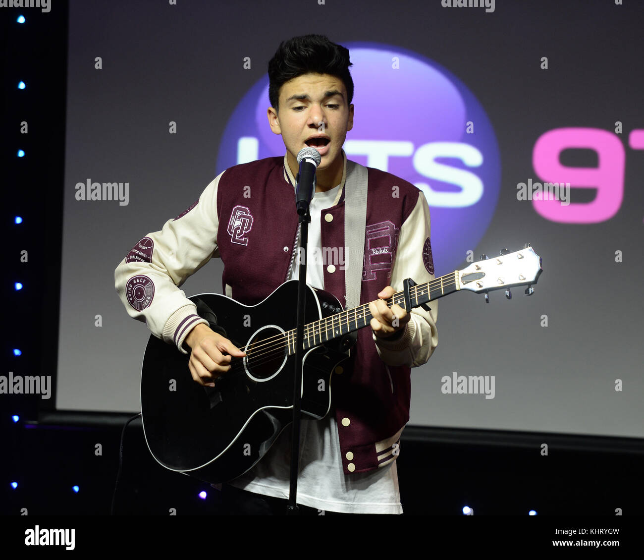 HOLLYWOOD, FL - JANUARY 16: Daniel Skye performs at radio station Hits ...