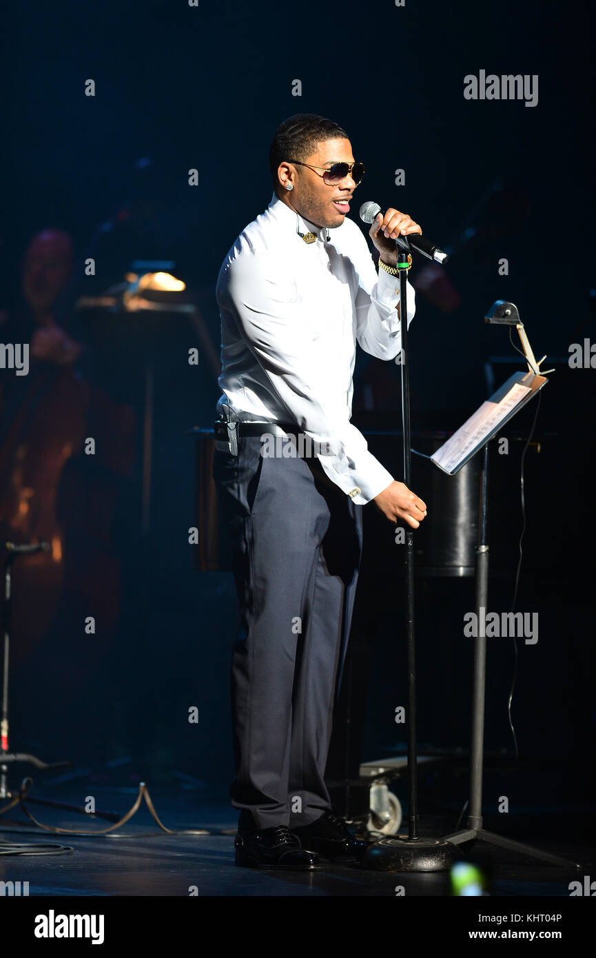 FORT LAUDERDALE, FL - JANUARY 26: Nelly performs a Night of Symphonic ...
