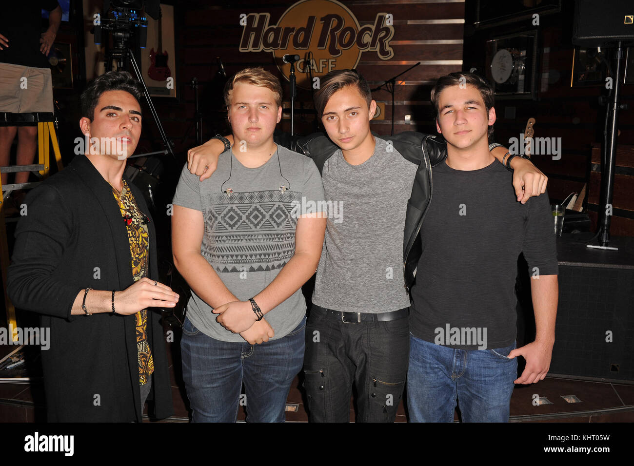 HOLLYWOOD FL - JANUARY 25: Yannick Weingarten, Nicholas Collins, Phil ...