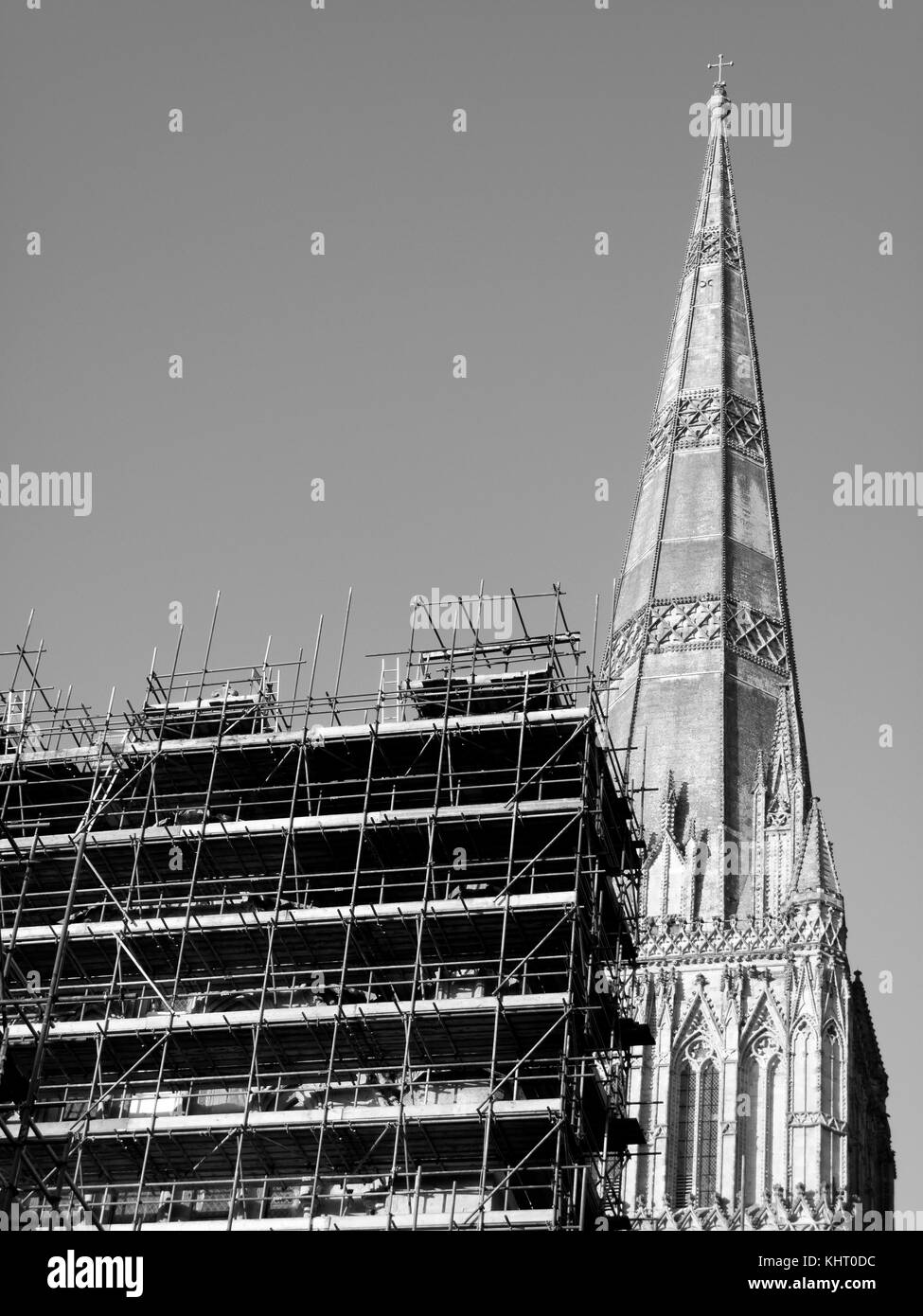 Medieval scaffolding Black and White Stock Photos & Images - Alamy