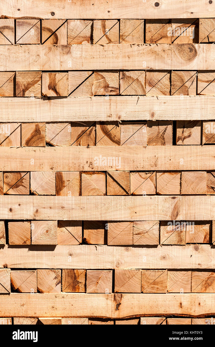 Stack of building lumber at a construction site Stock Photo - Alamy
