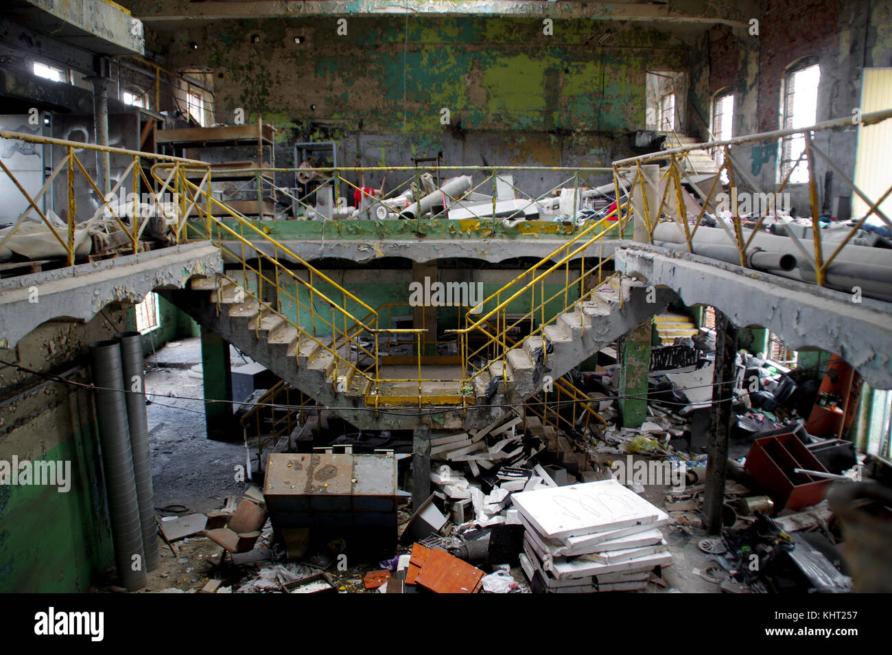 Destroyed factory hi-res stock photography and images - Alamy