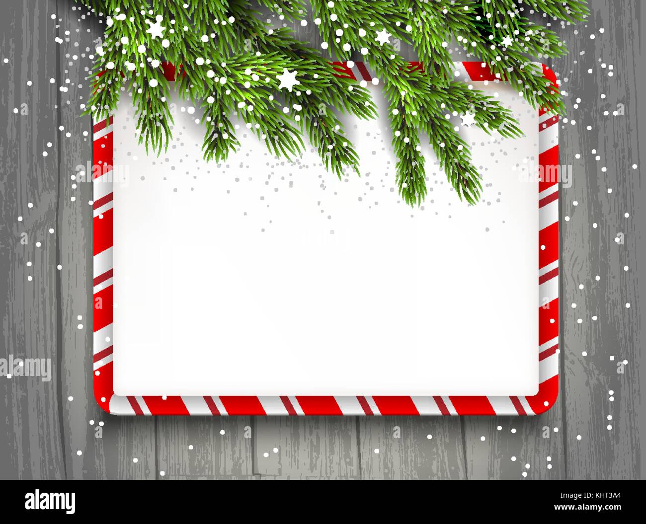 Border pine fir branches Stock Vector Images - Alamy