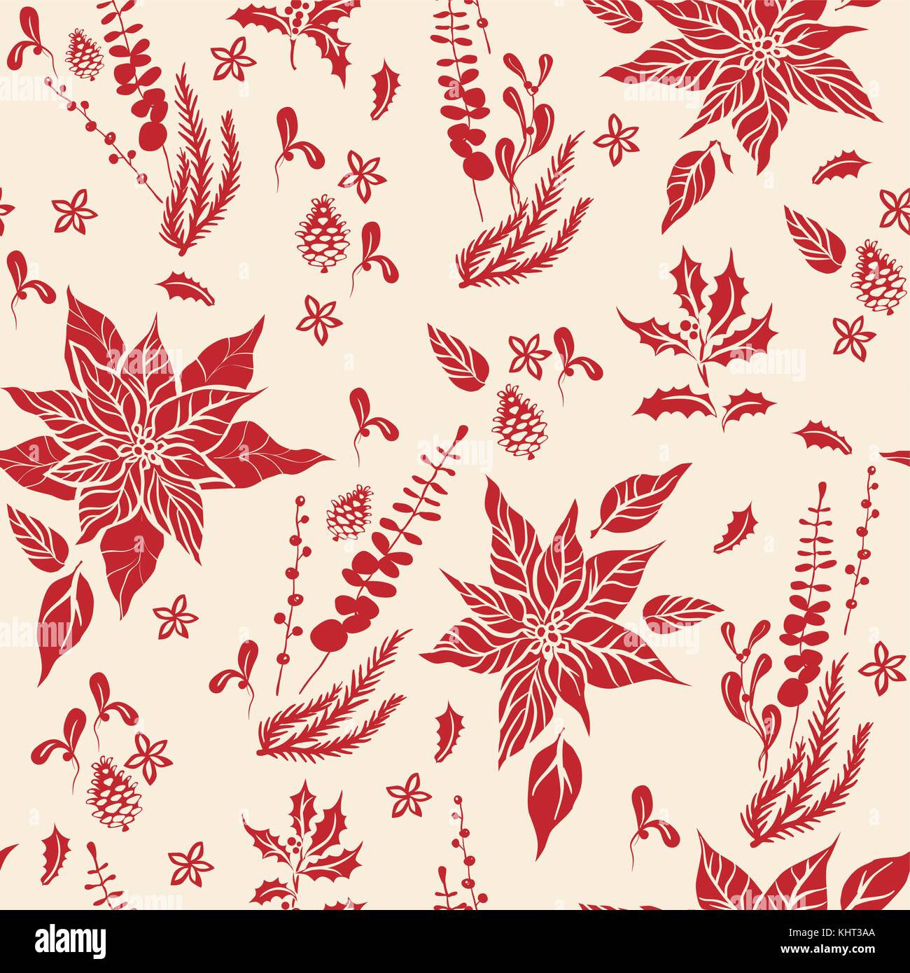 Floral holiday pattern-03 Stock Vector Image & Art - Alamy