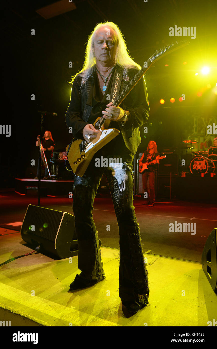 POMPANO BEACH FL - FEBRUARY 10: Rickey Medlocke of Lynyrd Skynyrd ...