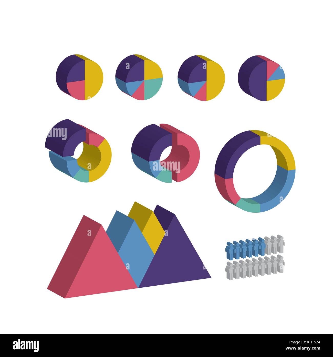 isometric infographic business diagram information Stock Vector Image ...