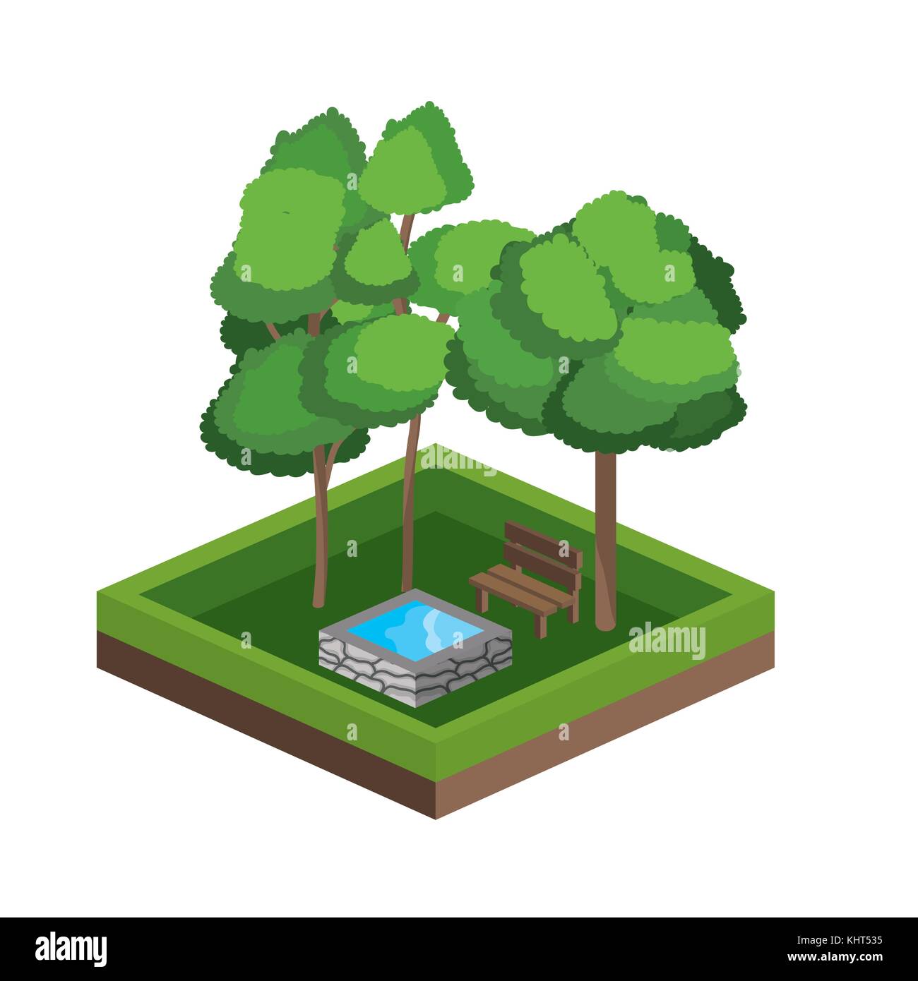 Spring natural water source Cut Out Stock Images & Pictures - Alamy