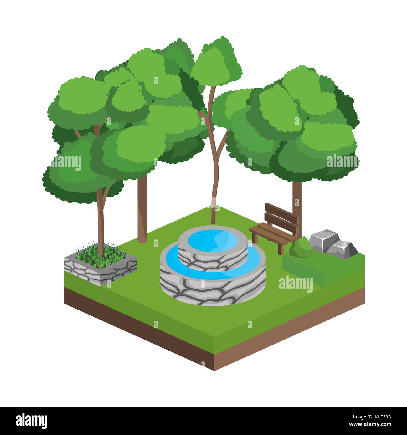 trees and water source design Stock Vector Image & Art - Alamy