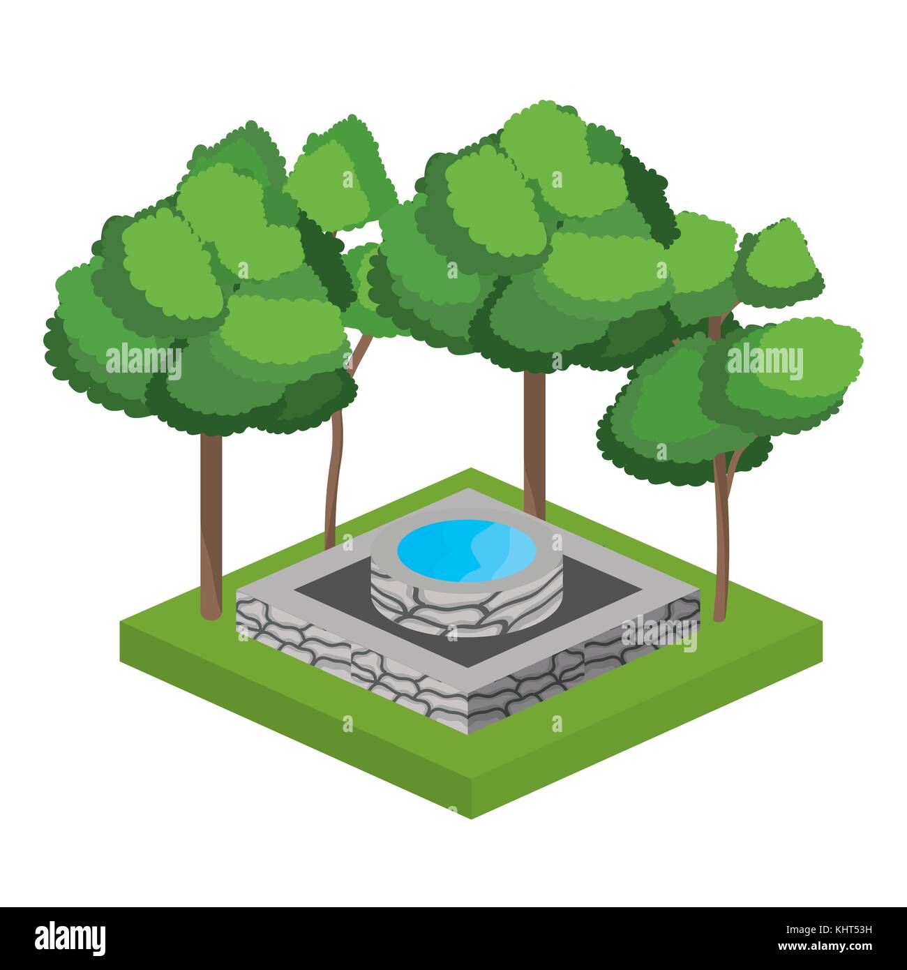 Source natural water spring Cut Out Stock Images & Pictures - Alamy