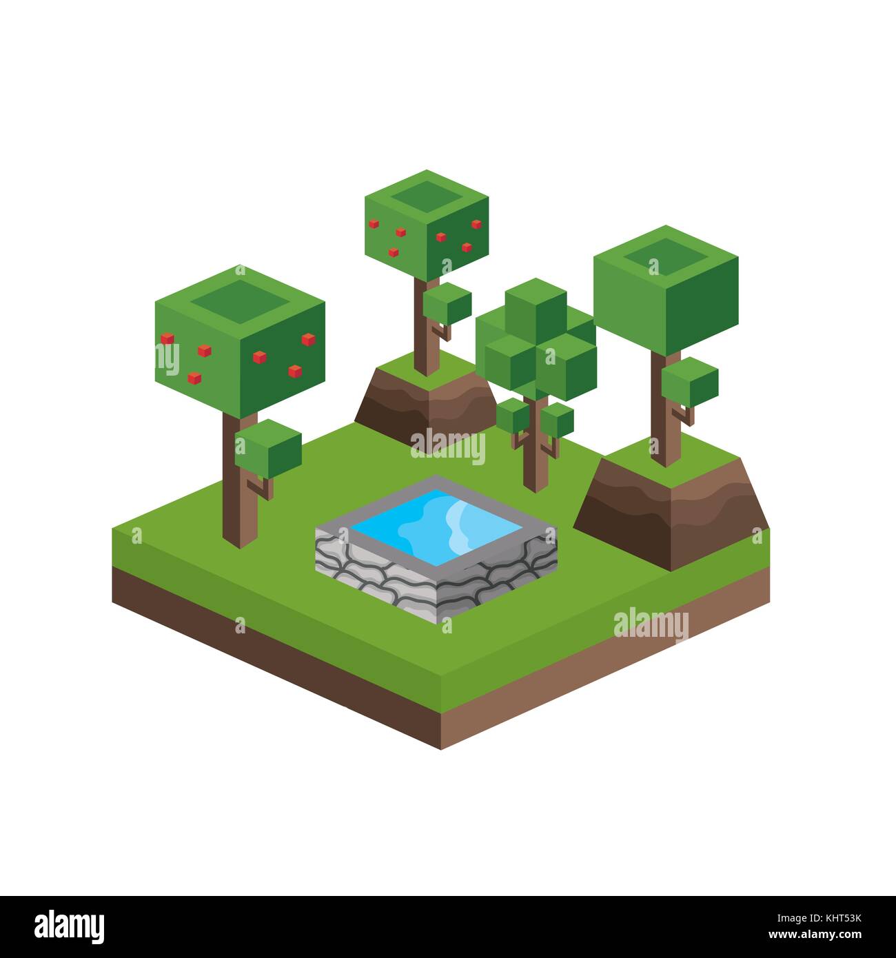 trees and water source design Stock Vector Image & Art - Alamy