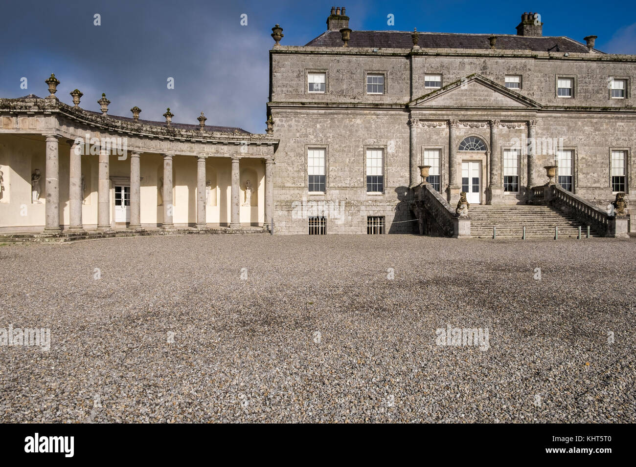Russborough house, palladian mansion, in Blessington, County Wicklow ...