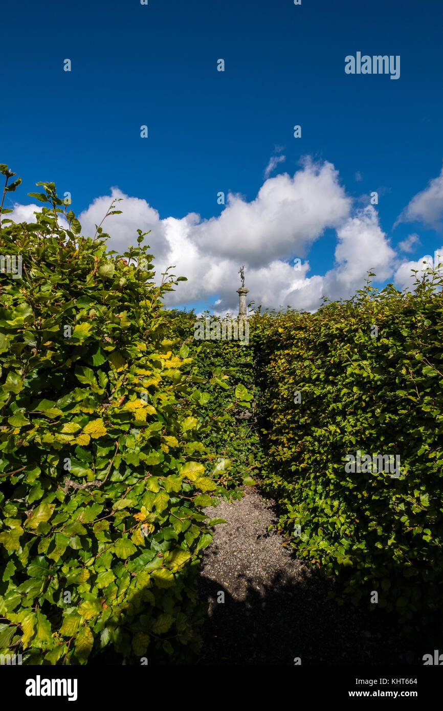 Russborough maze hi-res stock photography and images - Alamy