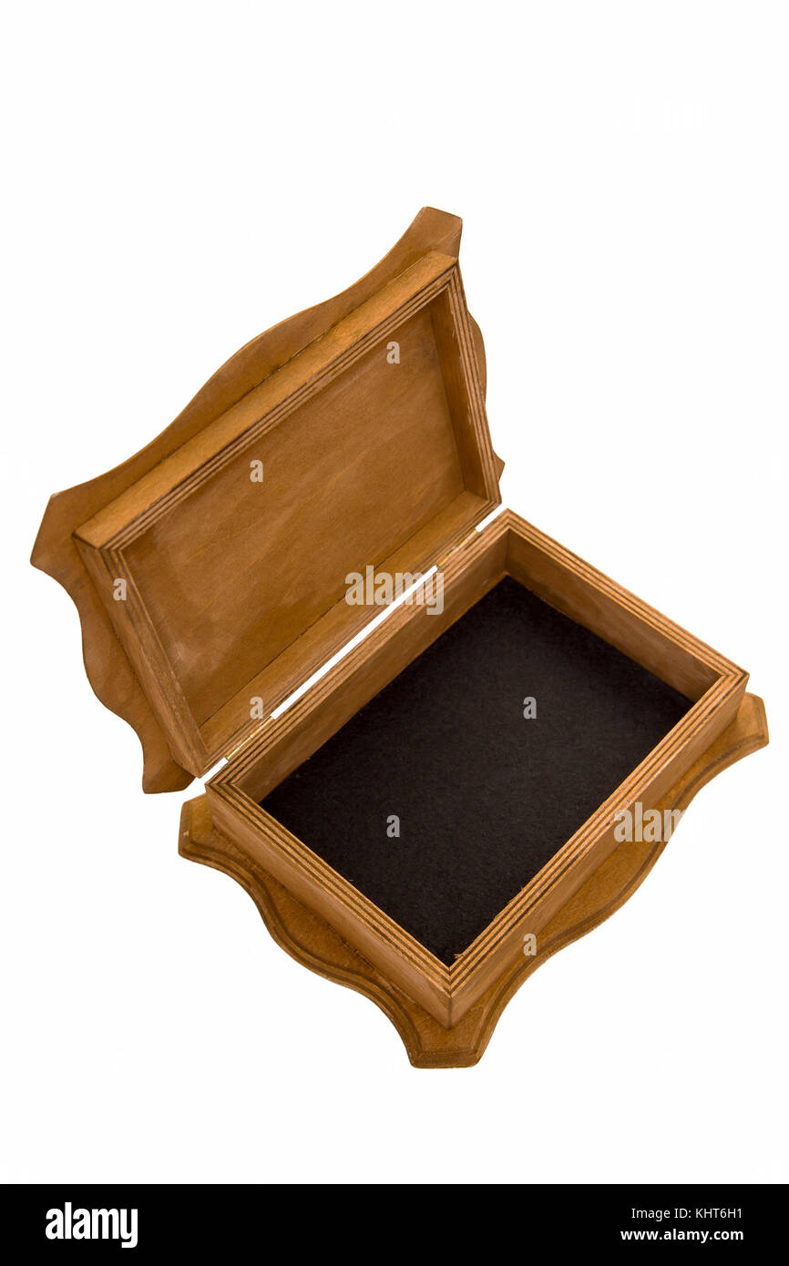 wooden box brown Stock Photo - Alamy