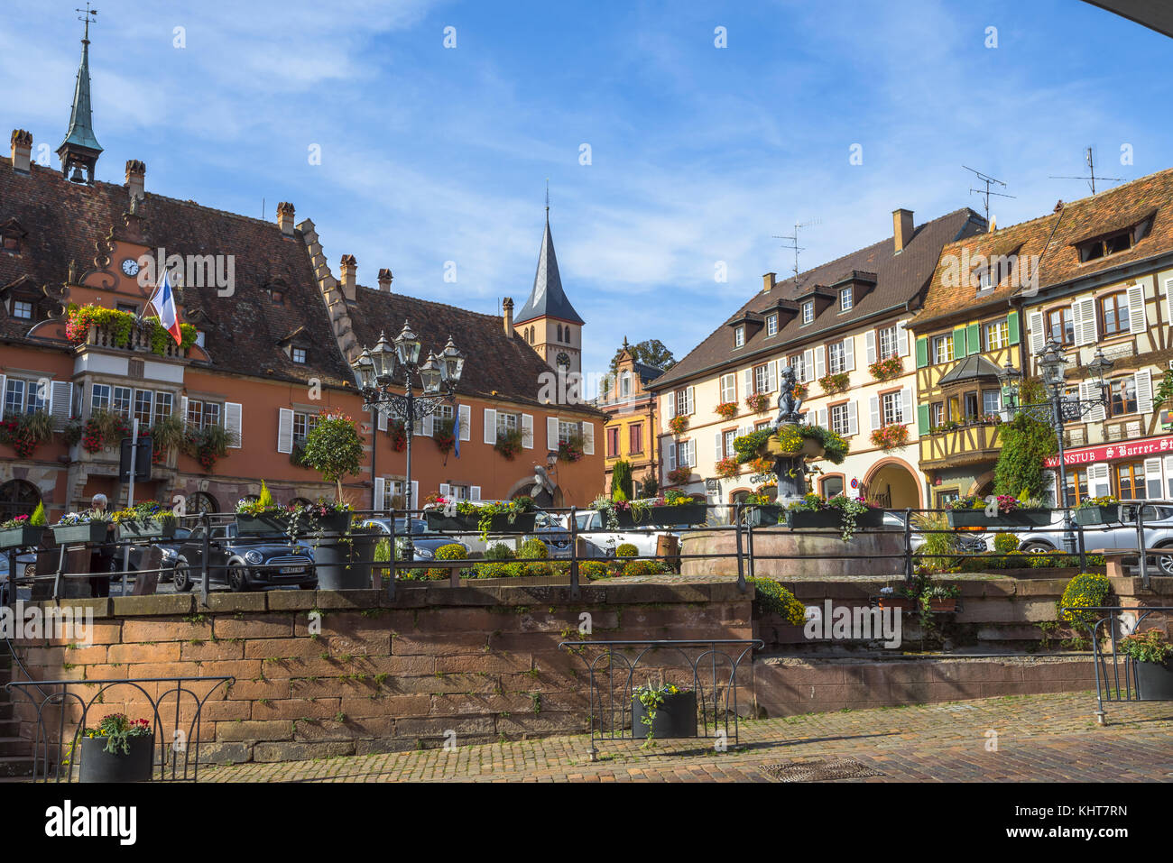town Barr, on the Wine Route of Alsace, France Stock Photo - Alamy