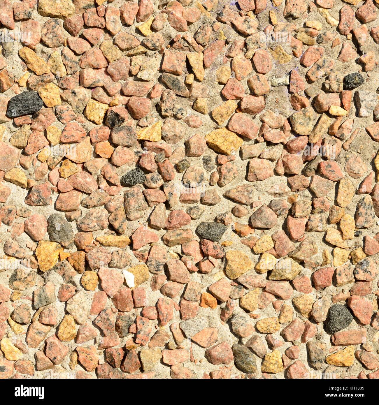 Colorful pebble stone flooring textured Stock Photo - Alamy