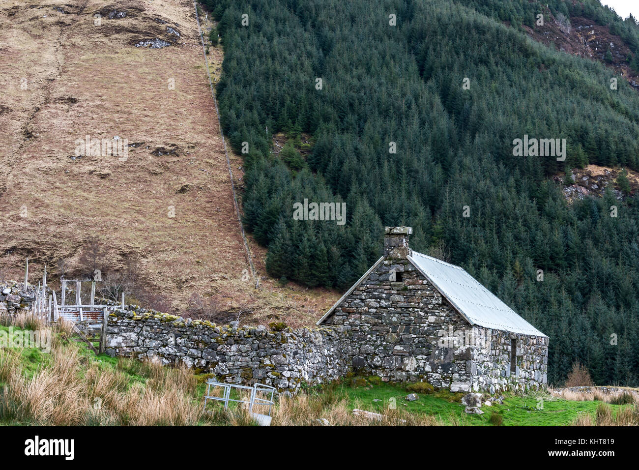 Stone Bothy, Inverinate, Wester Ross, Scotland, United Kingdom Stock ...