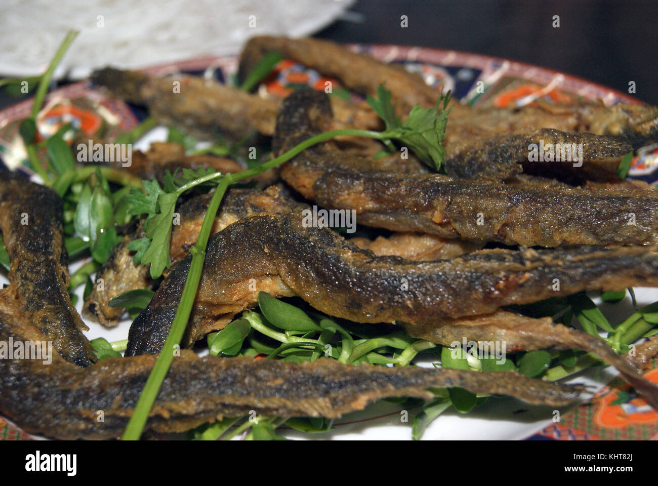Deep-fried Catfish, Local Saigon (Ho Chi Minh) Delicacy Stock Photo - Alamy