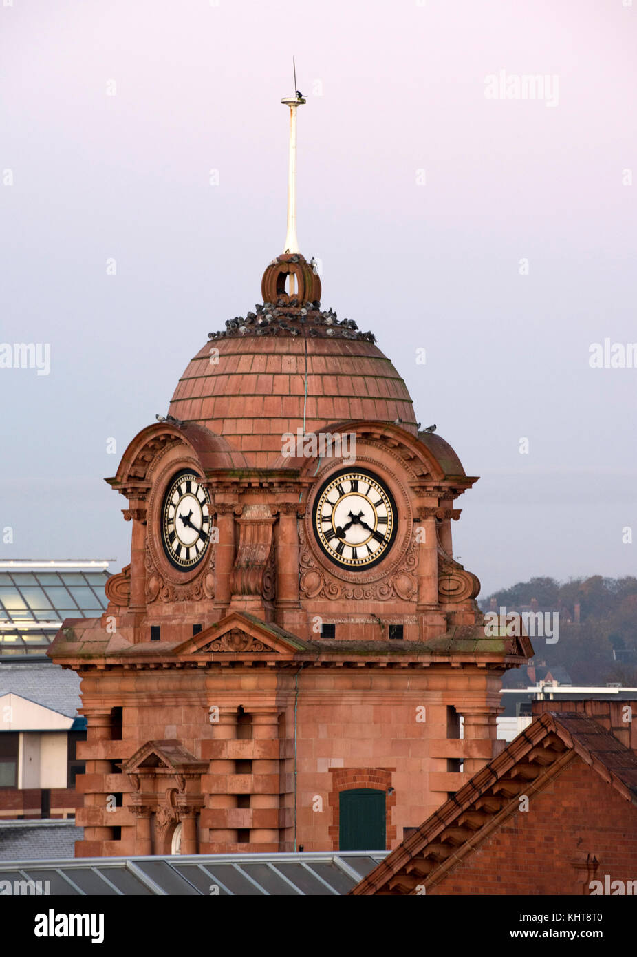 Nottingham station clock tower hi-res stock photography and images - Alamy