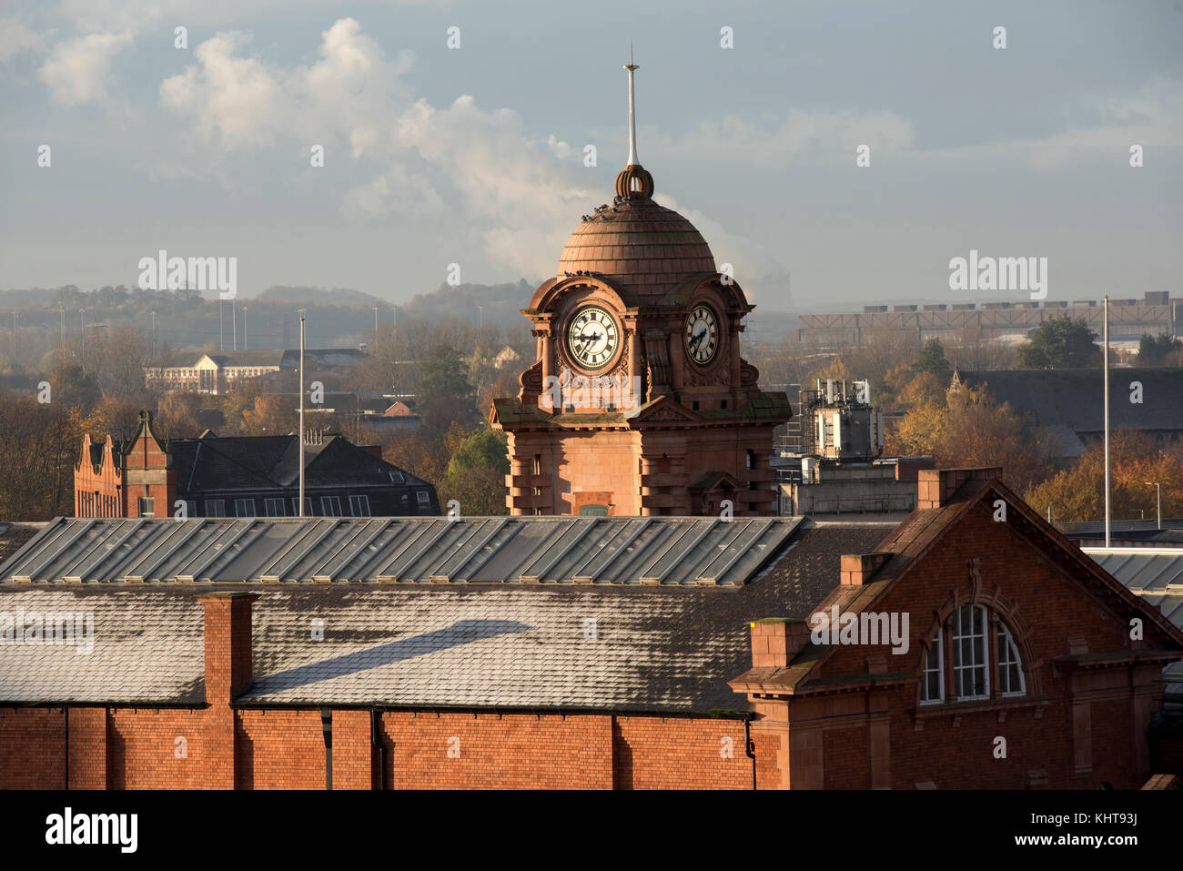 Nottingham station clock tower hi-res stock photography and images - Alamy
